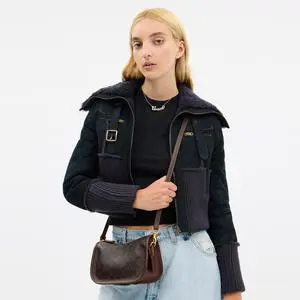 COACH Waverly Bag In Signature Canvas - Brass/maple
