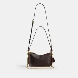 COACH Waverly Bag In Signature Canvas - Brass/maple