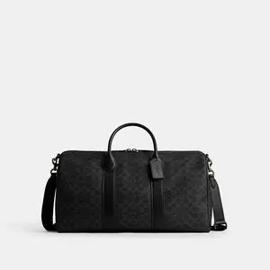 Coach Compass Bag 50 In Signature Canvas - Black Signature
