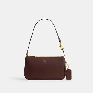 COACH Plaza Bag 18 Shoulder Bag And Wristlet - Brass/maple