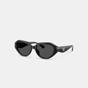 Coach C Hardware Geometric Sunglasses - Black