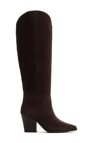 Aldo Kaely Knee High Boots - Dark Brown