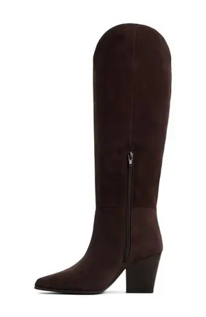 Aldo Kaely Knee High Boots - Dark Brown
