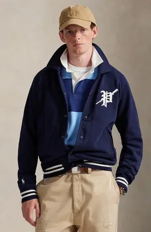 Polo Ralph Lauren Cotton-fleece Varsity Jacket