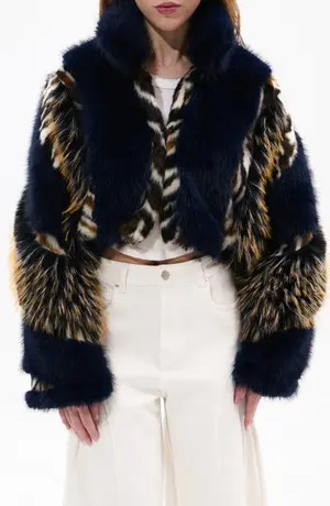 AZALEA WANG Chiara Faux Fur Jacket