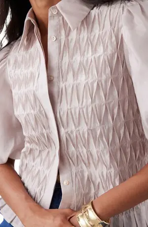 Mint Velvet Puff Sleeve Smock Shirt