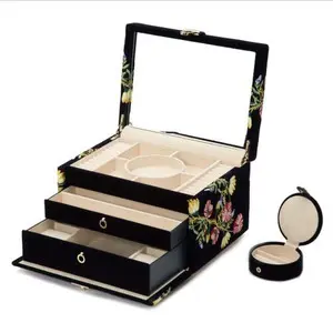 Wolf Zoe Medium Jewelry Box