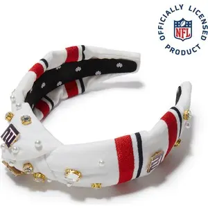 Lele Sadoughi New York Giants Embellished Headband - Ivory 100