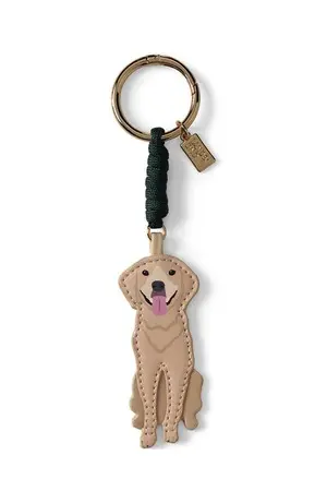 LANDS' END Faux Leather Bag Charms Neutral