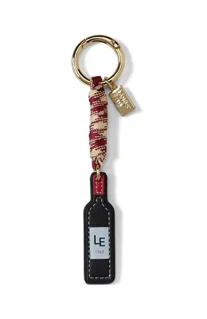 LANDS' END Faux Leather Bag Charms Red/bottle