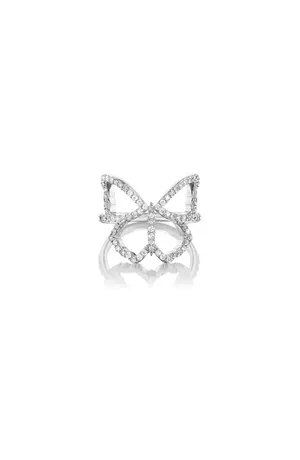 Sheryl Lowe Open Butterfly Diamond Ring