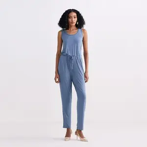REISTOR Reistor Relaxed Drawstring Jumpsuit Solid