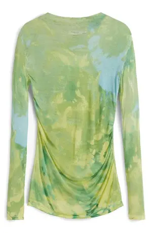 Desigual Watercolor Mock Neck Sweater