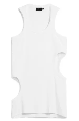 Desigual Sleeveless Cutout T-shirt