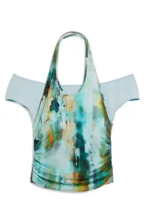 Desigual Printed Halter-neck Top