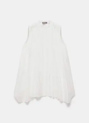 Mint Velvet Sheer Pleat Detail Top