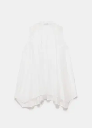 Mint Velvet Sheer Pleat Detail Top