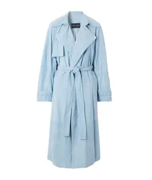 Proenza Schouler Ramona Belted Suede Coat