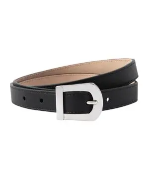 Gabriela Hearst Marija Leather Belt - Black