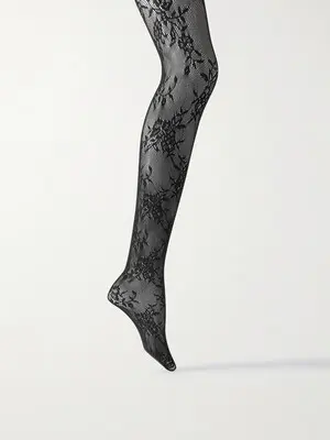 Alexander McQueen Stretch-lace Tights