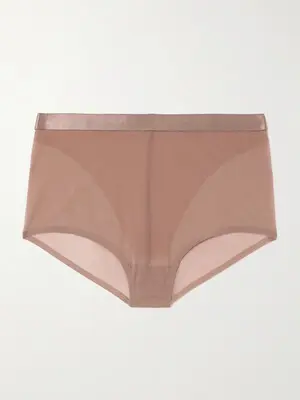 Spanx Spanxsupersmooth Sheersense Stretch Briefs - Brown