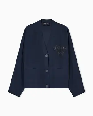 Giorgio Armani Relaxed-fit Technical Cady Jacket