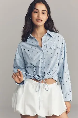 Maeve Waisted Buttondown Shirts
