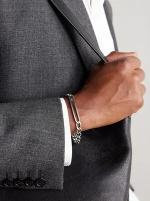 Saint Laurent Tone Chain Bracelet