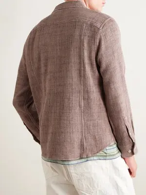 CORRIDOR Waffle-knit Cotton Shirt