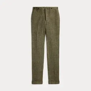 Ralph Lauren Slim Fit Windowpane Wool Suit Trousers