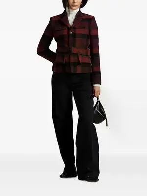 Polo Ralph Lauren Belted Plaid Jacket