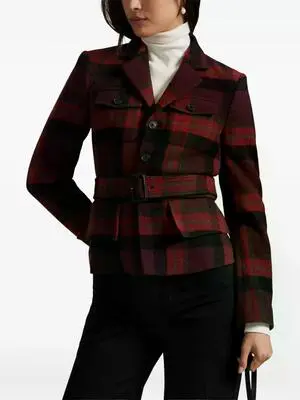 Polo Ralph Lauren Belted Plaid Jacket