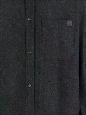 DARKPARK Button-down Patch-pocket Shirt - Grey
