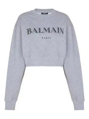 Balmain Logo-print Crew-neck Sweatshirt