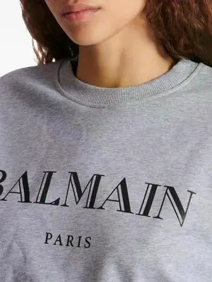 Balmain Logo-print Crew-neck Sweatshirt