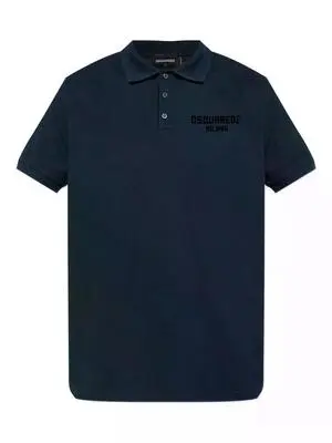 Dsquared2 Logo-print Polo Shirt - Blue