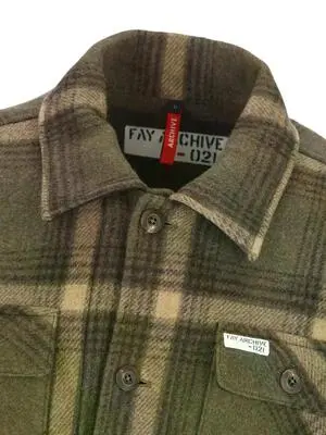 FAY Check-pattern Shirt