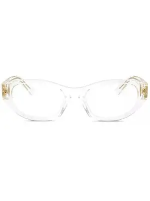 Miu Miu Cat-eye Frame Glasses - White