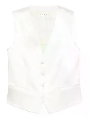 P.a.r.o.s.h Button-fastening Waistcoat - White