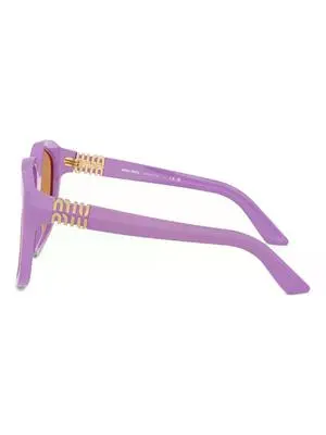 Miu Miu Geometric Frame Sunglasses