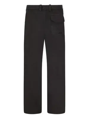 MASSIMO OSTI STUDIO Patch-pocket Trousers - Black