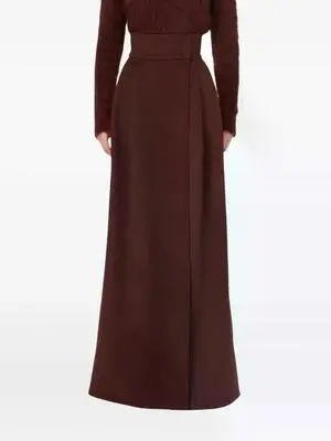 Max Mara Pleated Wrap Skirt