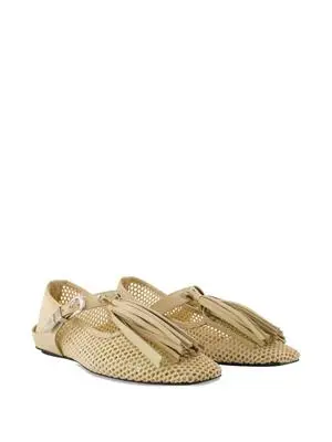 Toga Tassel-embellished Ballet Flats