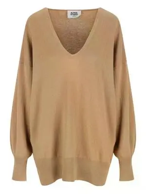 Alpha Studio Cashmere V-neck Sweater