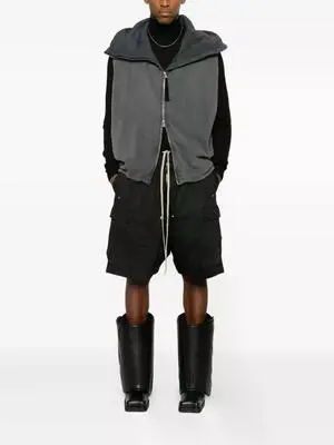 THOM KROM Hooded Zip-up Vest