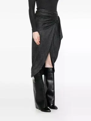 Isabel Marant Reilly Pinstripe Skirt