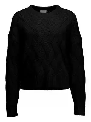 ALLUDE Cable-knit Sweater