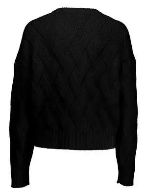 ALLUDE Cable-knit Sweater