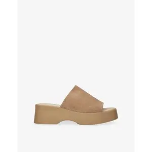 Steve Madden Slinky30 Suede Platform Sandals