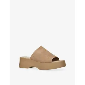Steve Madden Slinky30 Suede Platform Sandals